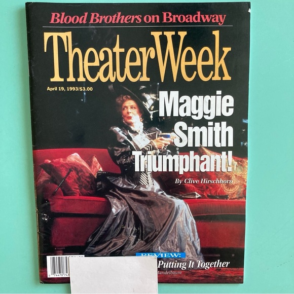 Theater Week Magazine | Other | Maggie Smith Theater Week Magazine ...